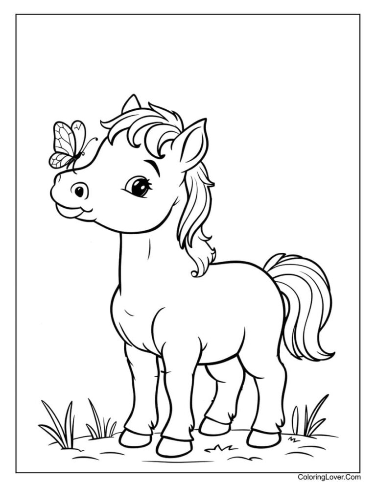 103 Horse Coloring Pages (Free Printables for All Ages)