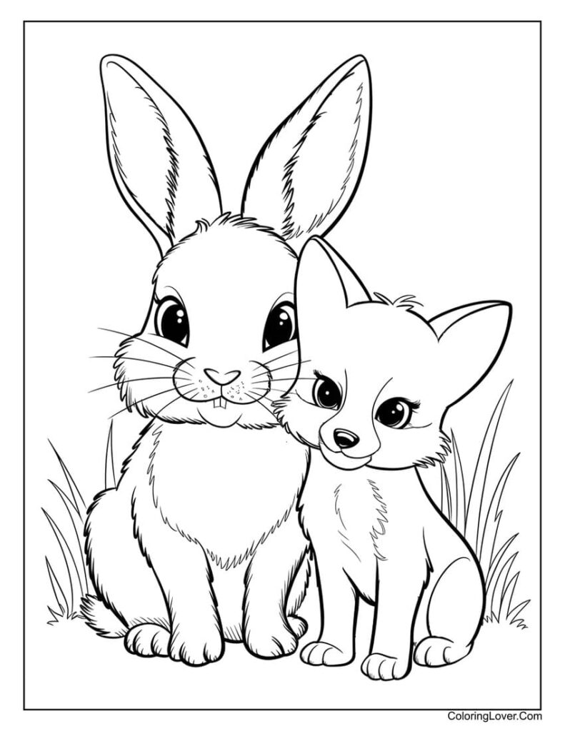 60 Bunny Coloring Pages (Free Printables for All Ages)