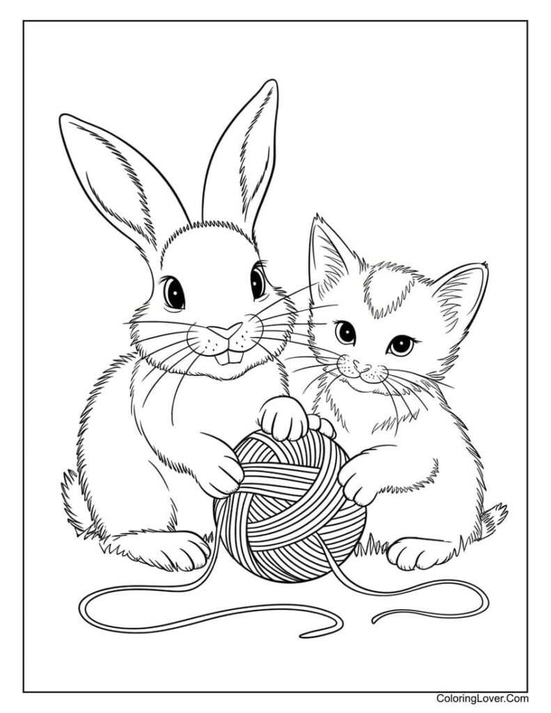 60 Bunny Coloring Pages (Free Printables for All Ages)