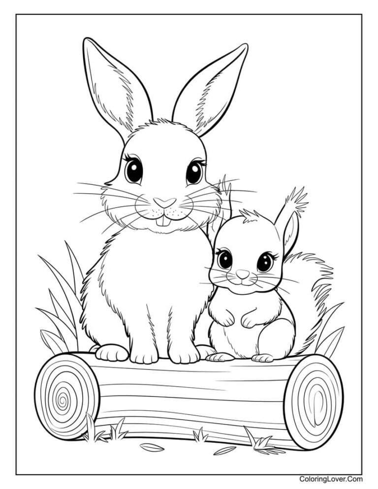 60 Bunny Coloring Pages (Free Printables for All Ages)