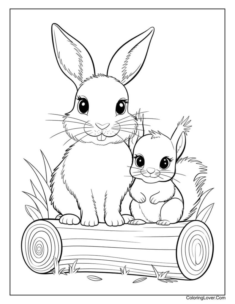 60 Bunny Coloring Pages (Free Printables for All Ages)