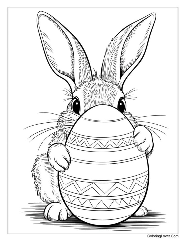 60 Bunny Coloring Pages (Free Printables for All Ages)
