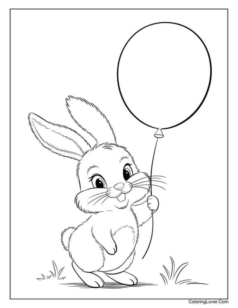 60 Bunny Coloring Pages (Free Printables for All Ages)