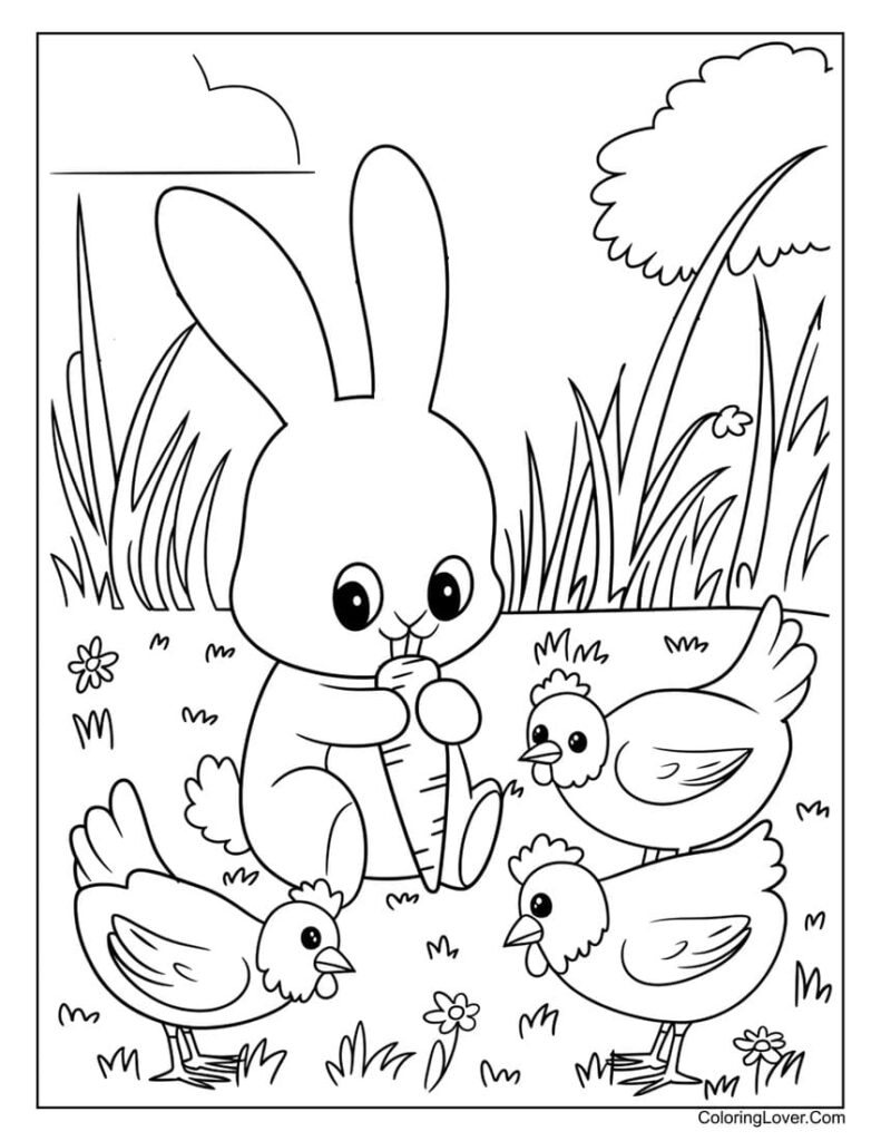 60 Bunny Coloring Pages (Free Printables for All Ages)
