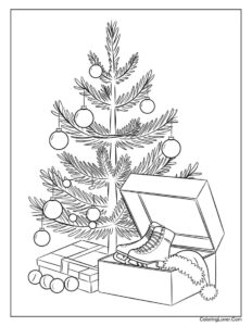 60 Christmas Tree Coloring Pages (Free Printables for All Ages)