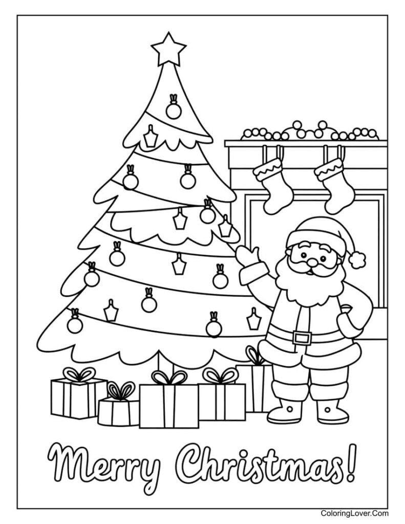 60 Christmas Tree Coloring Pages (Free Printables for All Ages)
