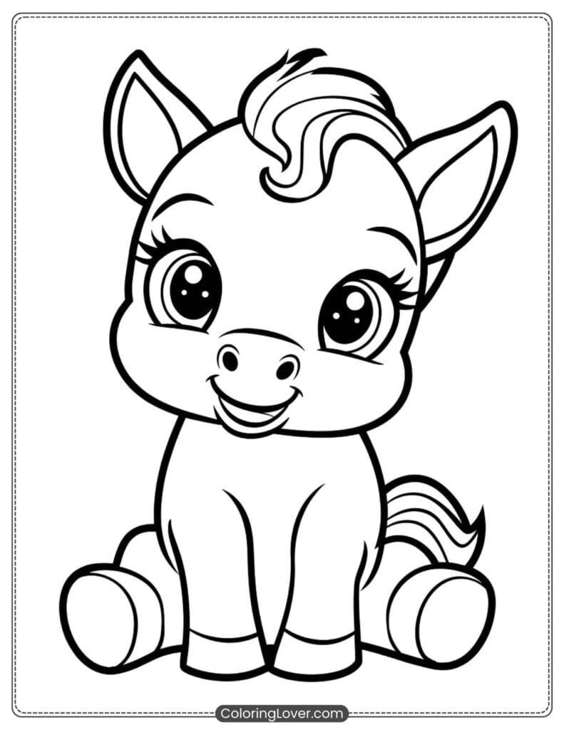 103 Horse Coloring Pages (Free Printables for All Ages)