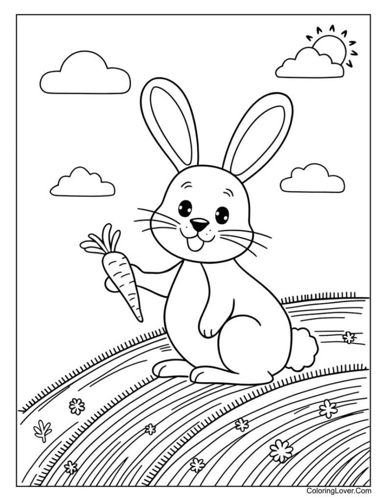 60 Bunny Coloring Pages (Free Printables for All Ages)