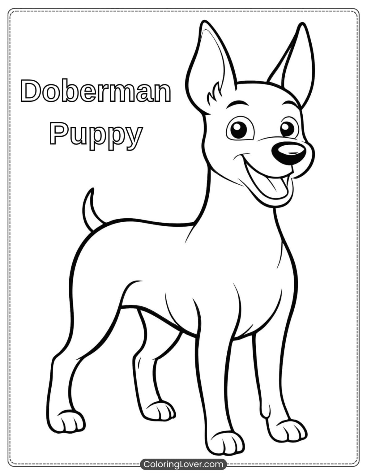 51 Puppy Coloring Pages (Free Printables for All Ages)
