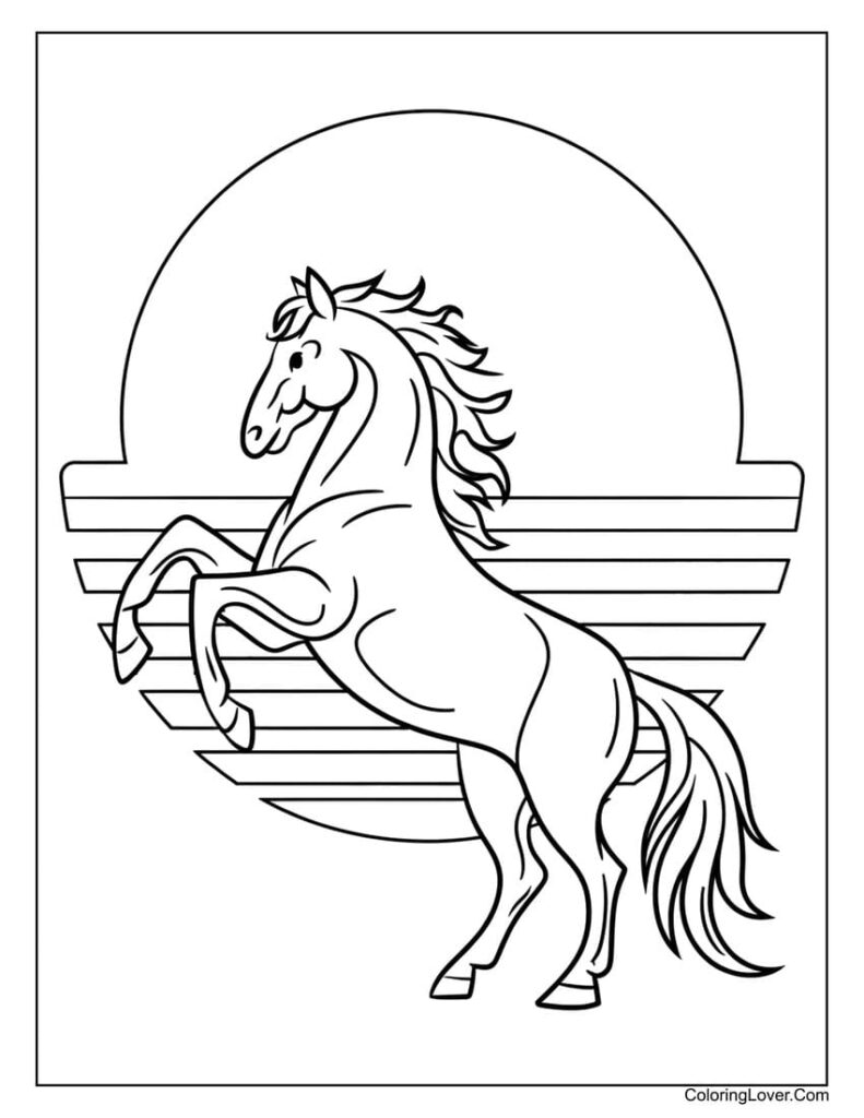 103 Horse Coloring Pages (Free Printables for All Ages)