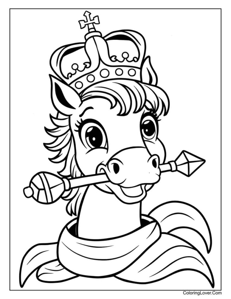 103 Horse Coloring Pages (Free Printables for All Ages)