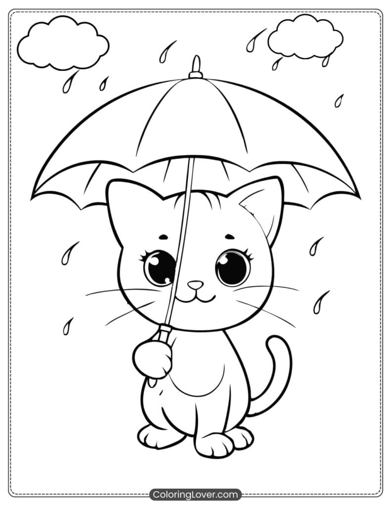 37 Kitten Coloring Pages (Free Printables for All Ages)