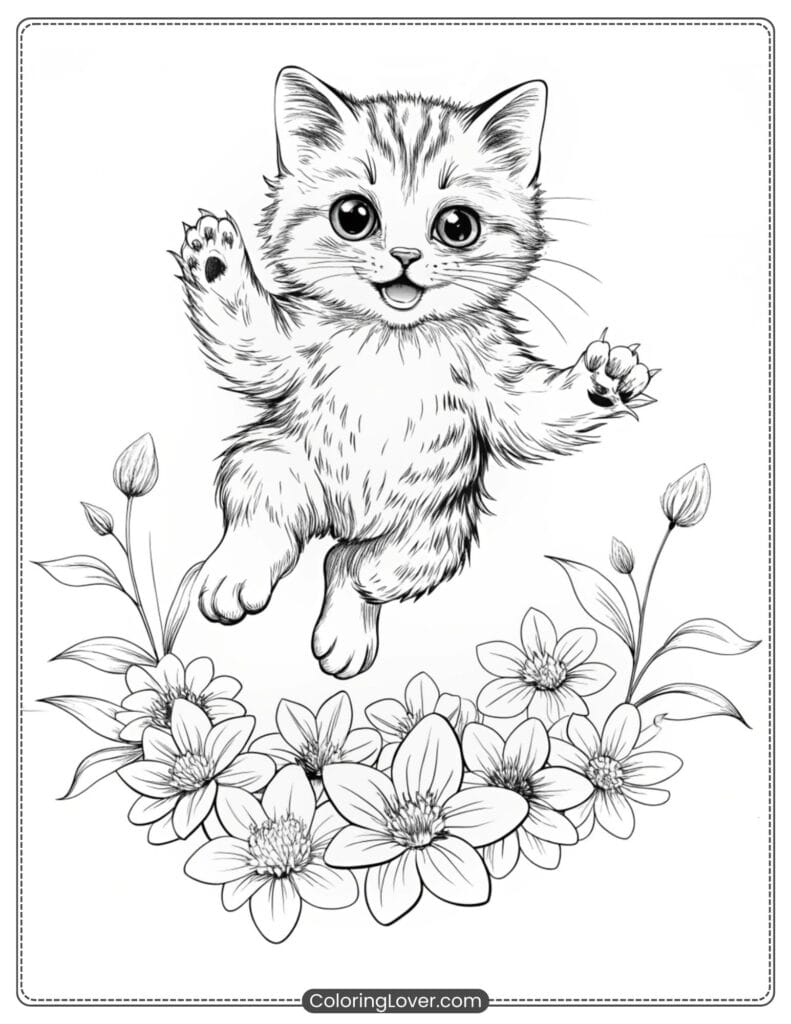 37 Kitten Coloring Pages (Free Printables for All Ages)