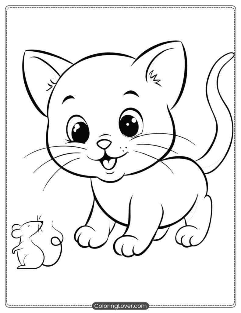 37 Kitten Coloring Pages (Free Printables for All Ages)