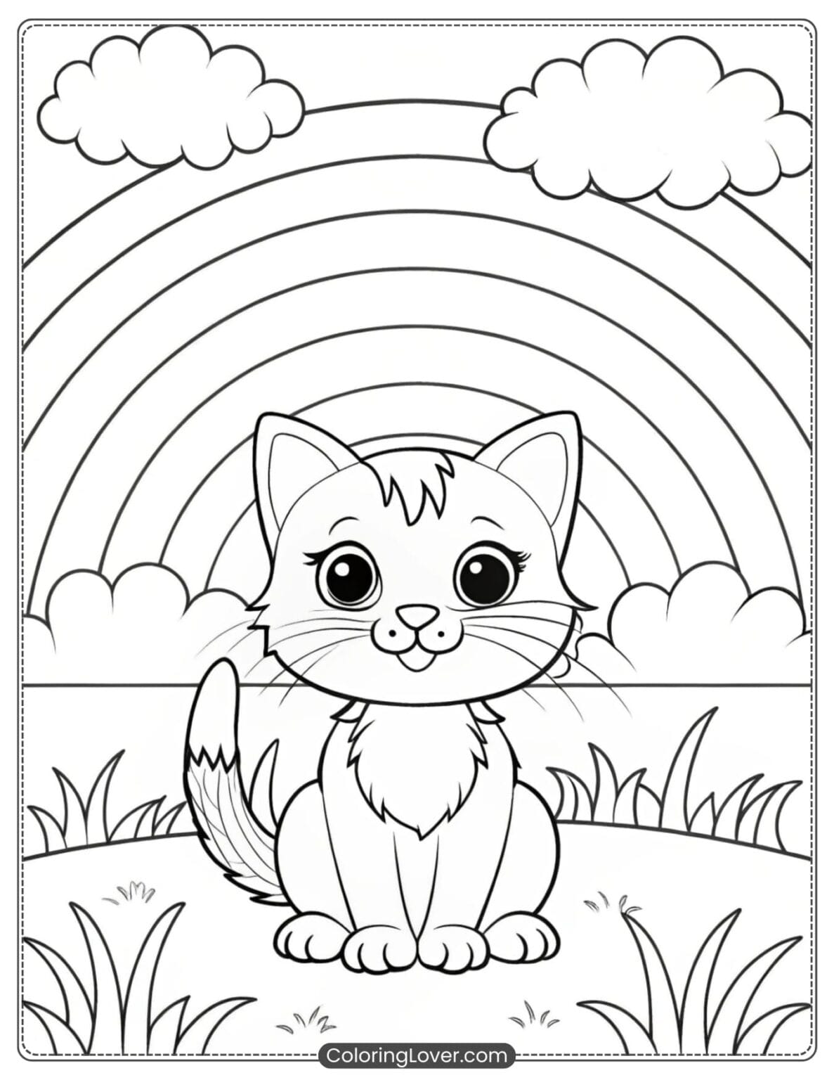 37 Kitten Coloring Pages (Free Printables for All Ages)
