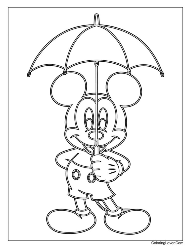 57 Mickey Mouse Coloring Pages (Free Printables for All Ages)