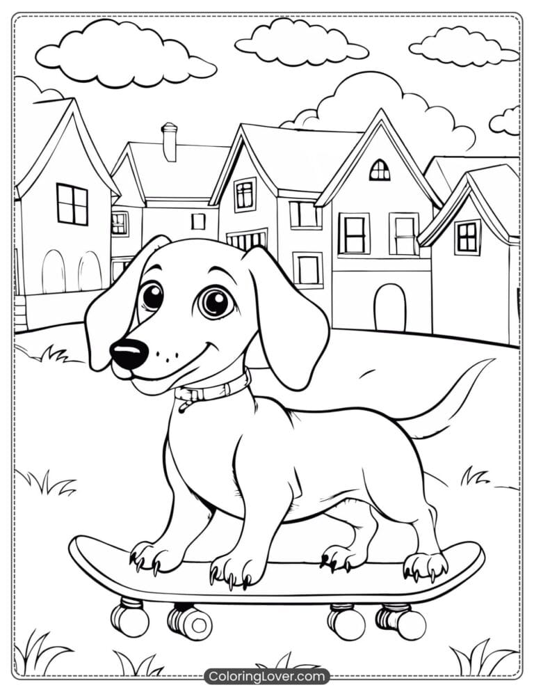 51 Puppy Coloring Pages (Free Printables for All Ages)