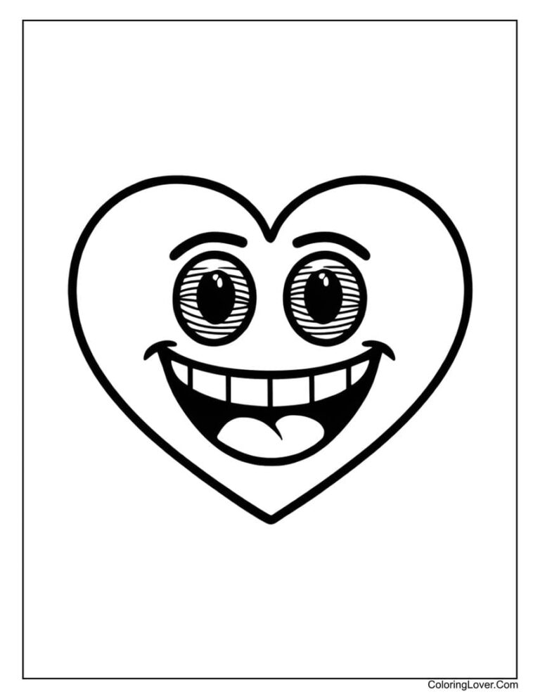 80 Heart Coloring Pages (Free Printables for All Ages)