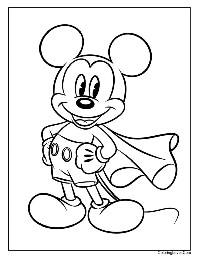 57 Mickey Mouse Coloring Pages (Free Printables for All Ages)