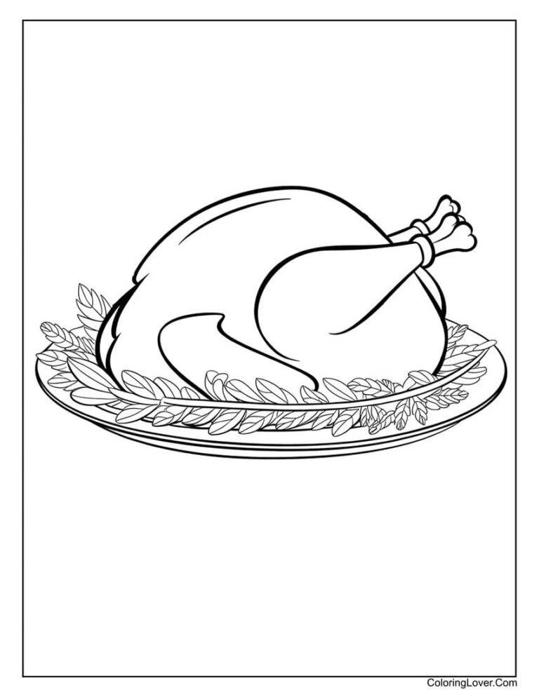 54 Thanksgiving Coloring Pages (Free Printables for All Ages)