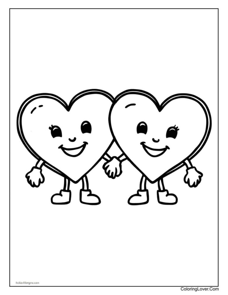 80 Heart Coloring Pages (Free Printables for All Ages)