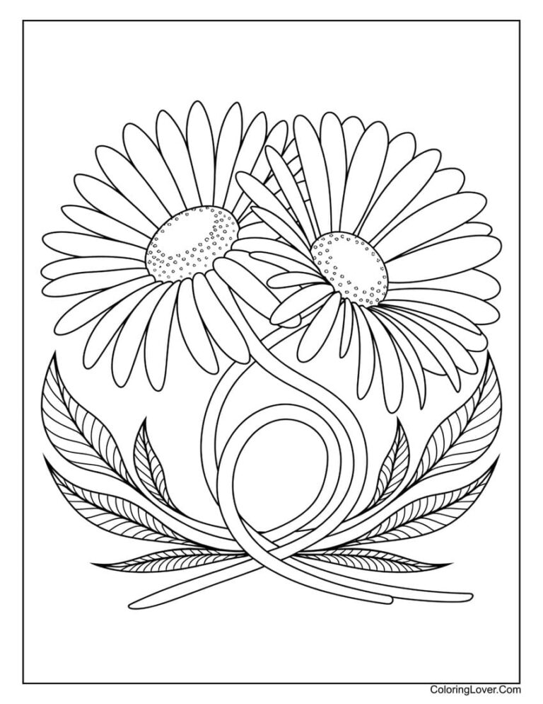 39 Daisy Coloring Pages (Free Printables for All Ages)
