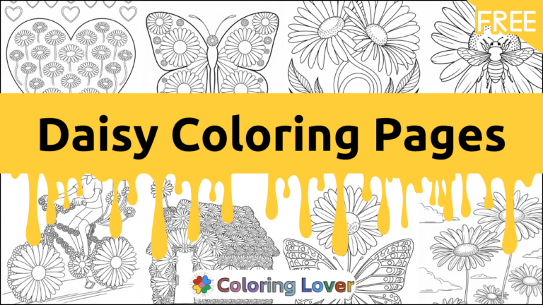 39 Daisy Coloring Pages (Free Printables for All Ages)
