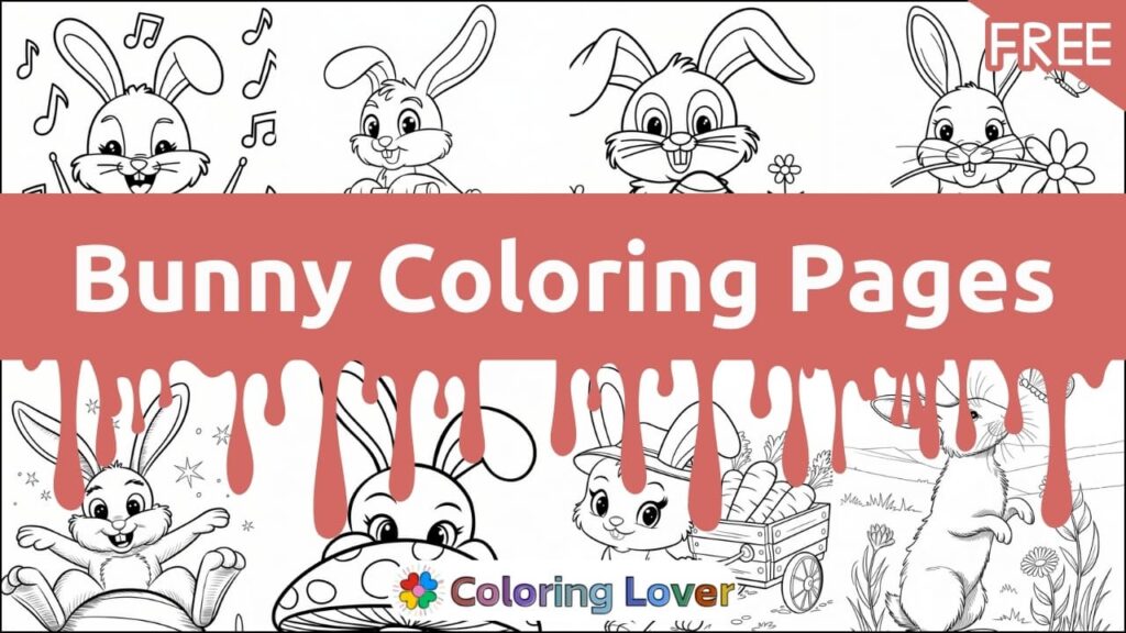 60 Bunny Coloring Pages (Free Printables for All Ages)