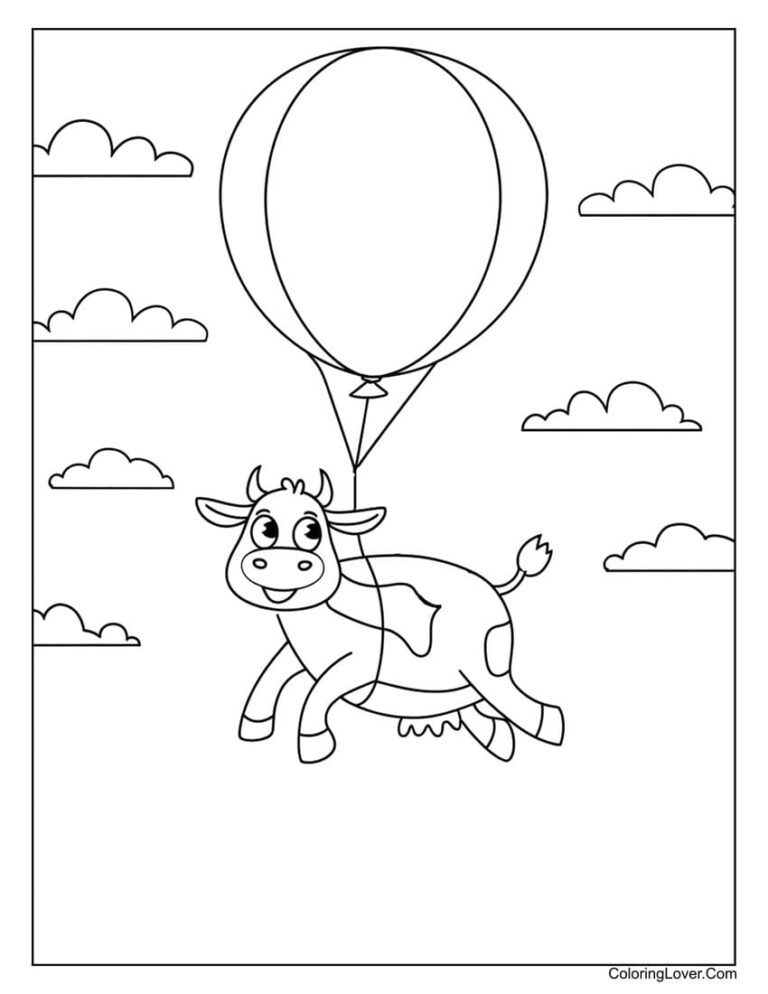 45 Cow Coloring Pages (Free Printables for All Ages)