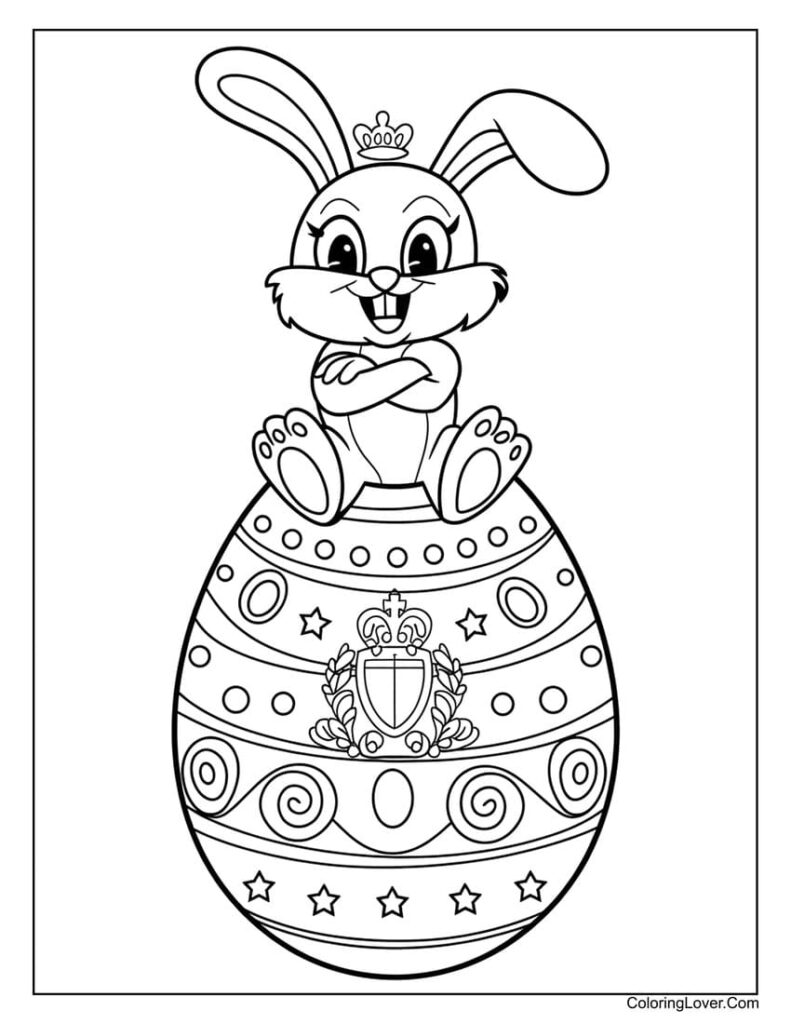 57 Easter Coloring Pages (Printables: Egg, Bunny, and More)