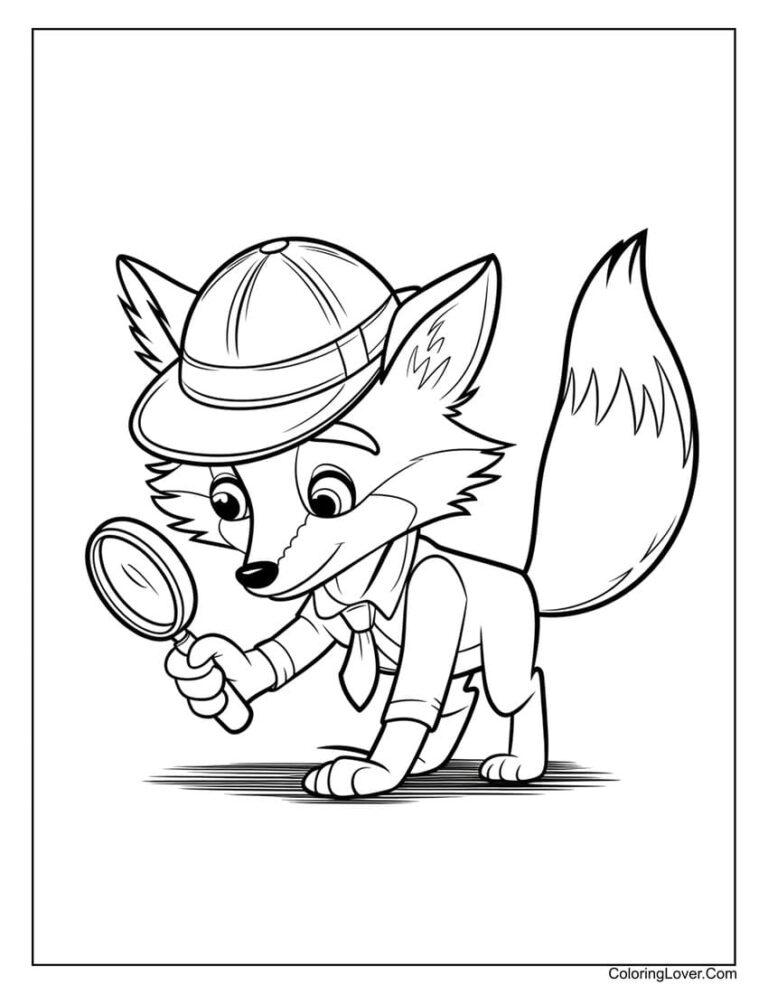 42 Fox Coloring Pages (Free Printables for All Ages)