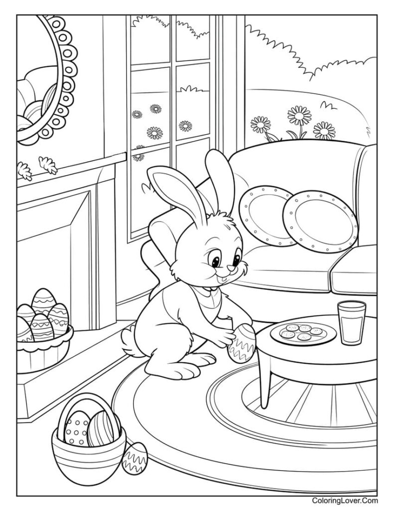 57 Easter Coloring Pages (Printables: Egg, Bunny, and More)