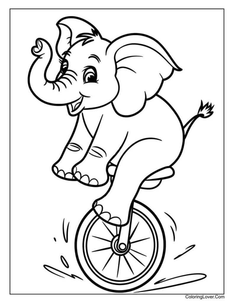 42 Elephant Coloring Pages (Free Printables for All Ages)