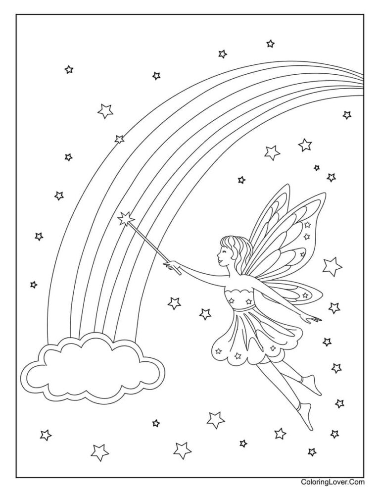 51 Rainbow Coloring Pages (Free Printables for Kids)