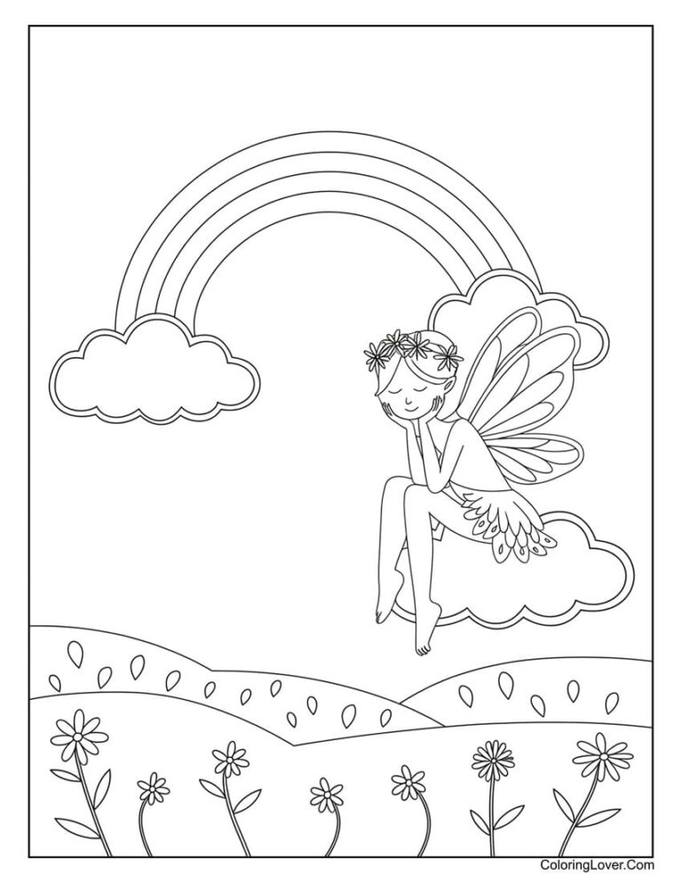 51 Rainbow Coloring Pages (Free Printables for Kids)
