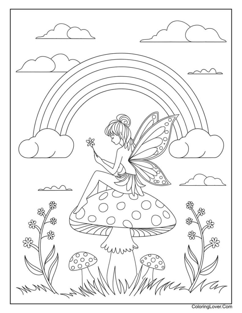 51 Rainbow Coloring Pages (Free Printables for Kids)