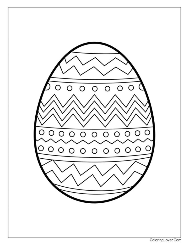 57 Easter Coloring Pages (Printables: Egg, Bunny, and More)