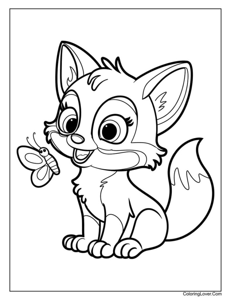42 Fox Coloring Pages (Free Printables for All Ages)
