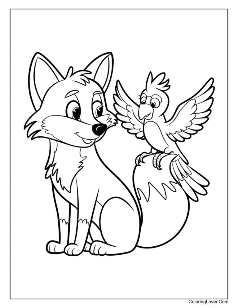42 Fox Coloring Pages (Free Printables for All Ages)