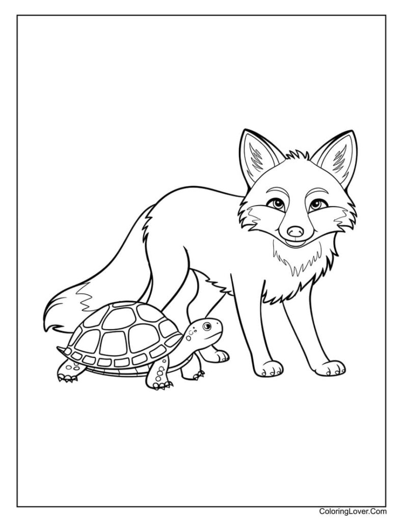 42 Fox Coloring Pages (Free Printables for All Ages)