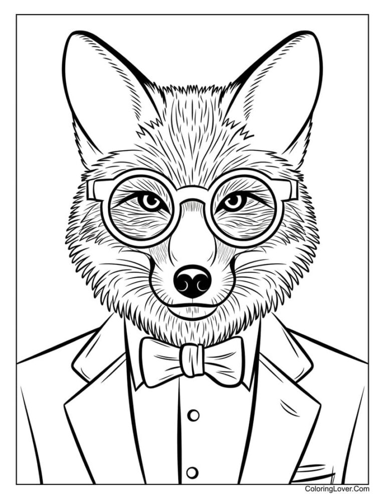 42 Fox Coloring Pages (Free Printables for All Ages)