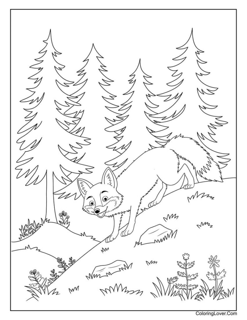 42 Fox Coloring Pages (Free Printables for All Ages)