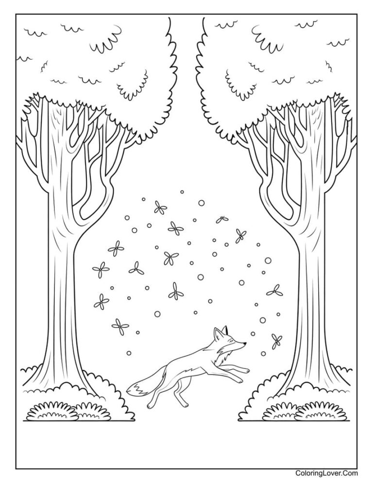 42 Fox Coloring Pages (Free Printables for All Ages)