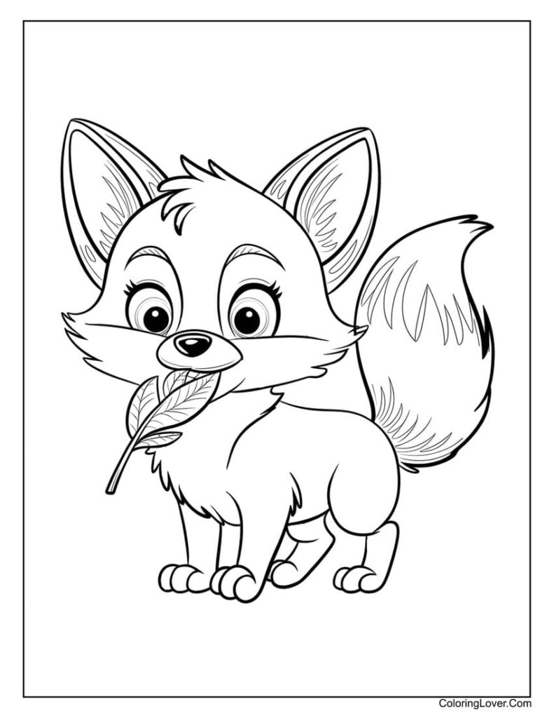 42 Fox Coloring Pages (Free Printables for All Ages)