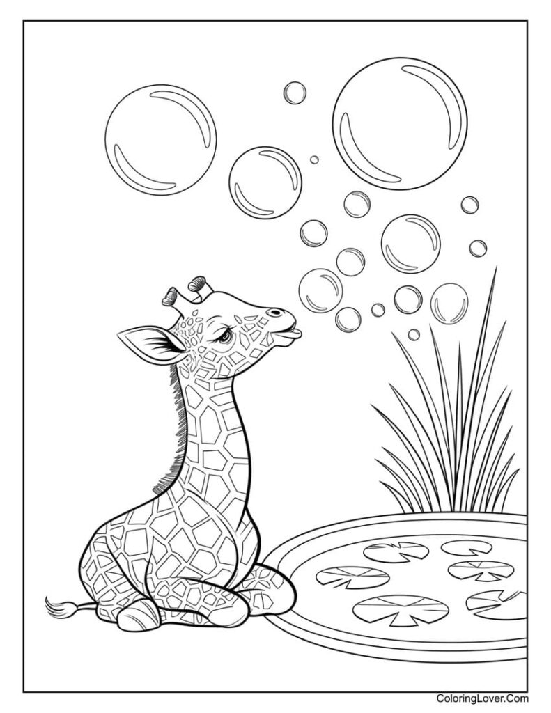 33 Giraffe Coloring Pages (Free Printables for All Ages)