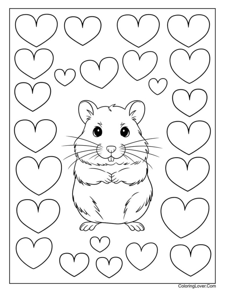 30 Hamster Coloring Pages (Free Printables for All Ages)