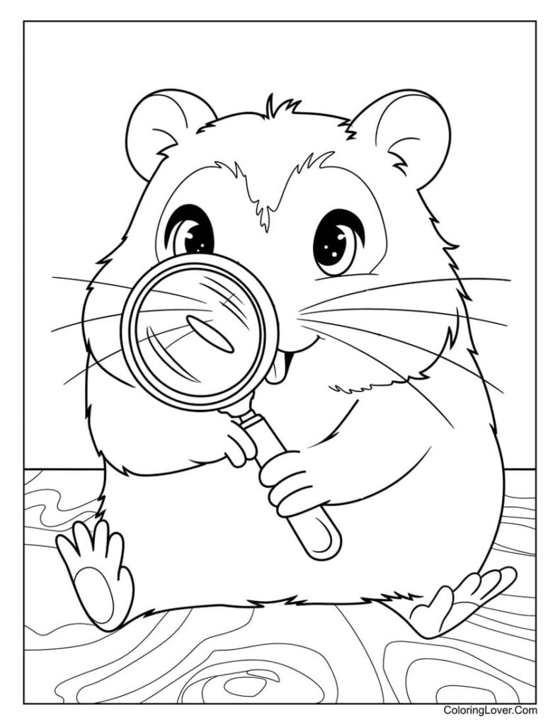 30 Hamster Coloring Pages (Free Printables for All Ages)