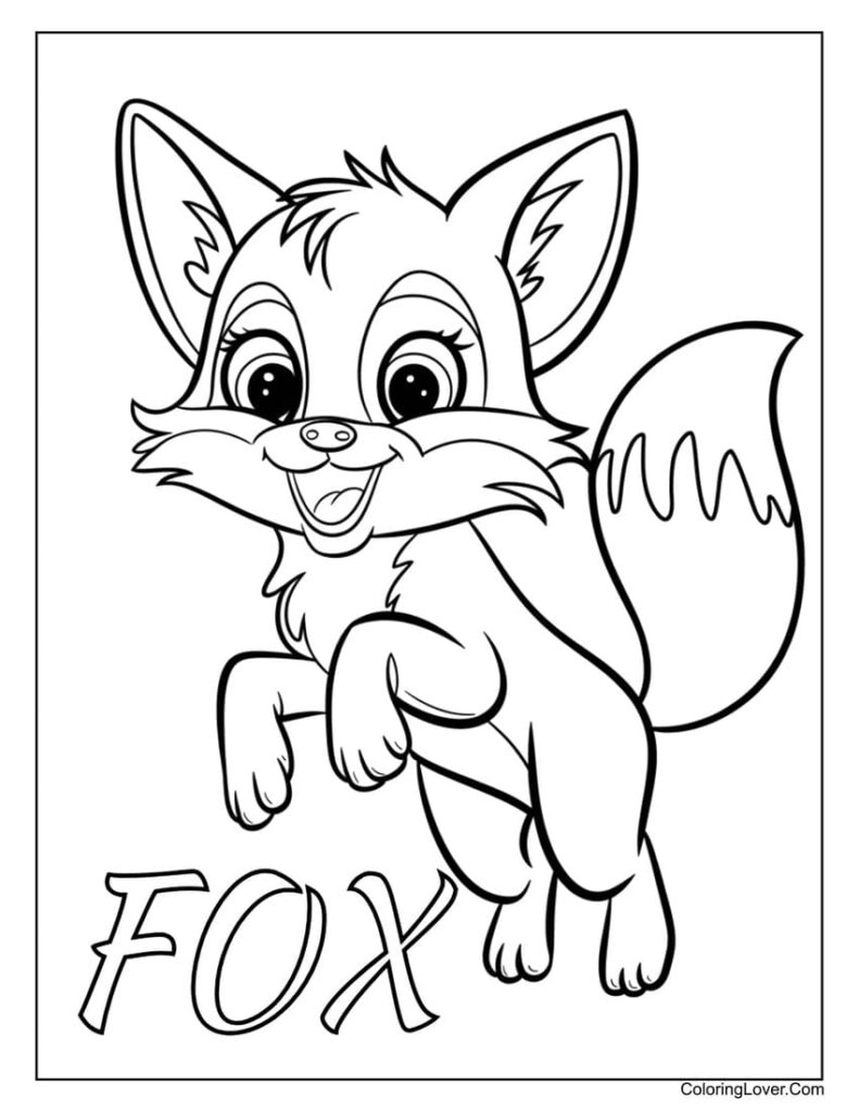 42 Fox Coloring Pages (Free Printables for All Ages)