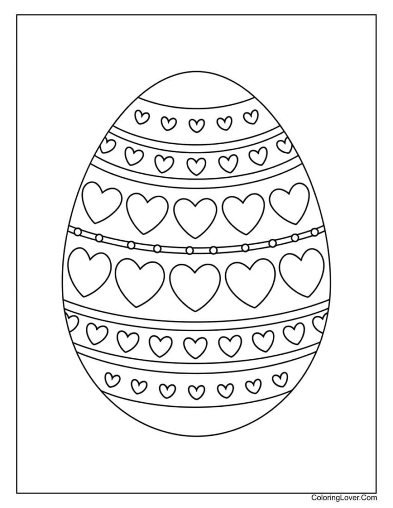 57 Easter Coloring Pages (Printables: Egg, Bunny, and More)