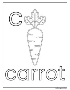 Alphabet Coloring Pages (Free Printable A-Z Letters in PDF)